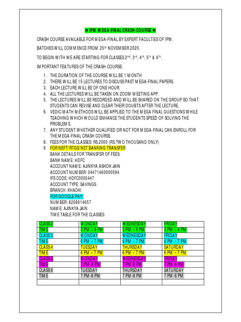 Crash Cource Pdf Pdf