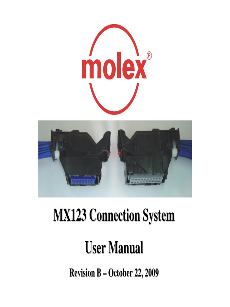 Molex Connector Manual E38 E67 E92 ECMs | PDF | Electrical Connector ...