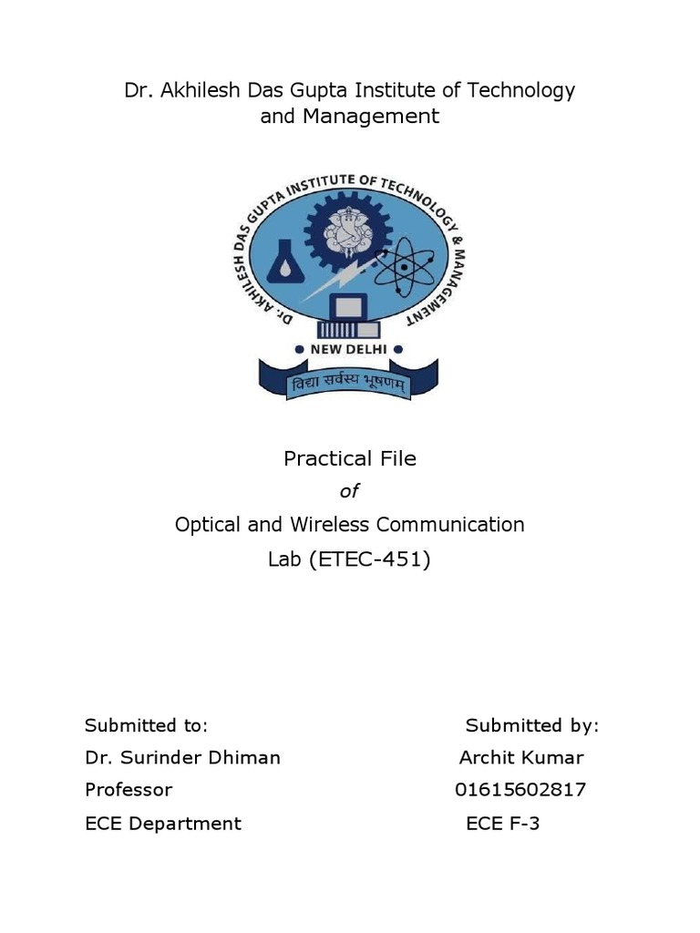 Dr. Akhilesh Das Gupta Institute of Technology and Management | PDF ...