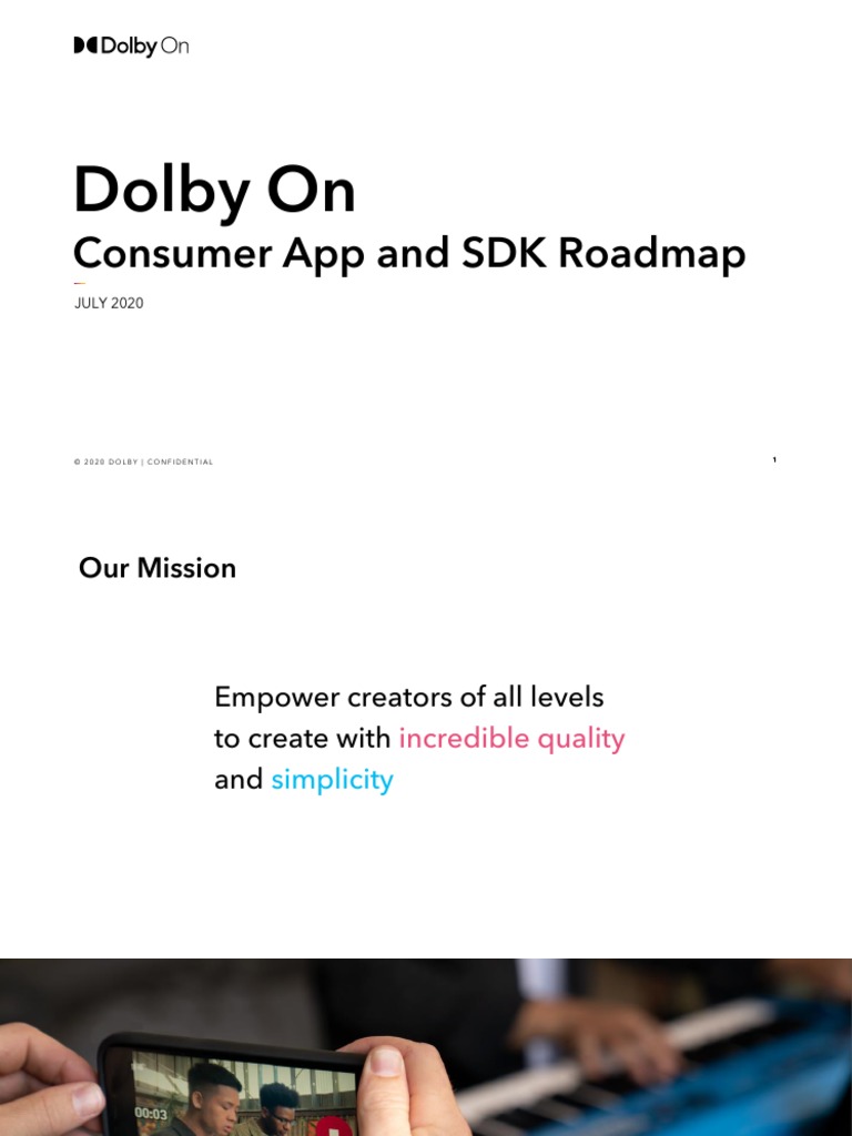 Dolby On Facts and Roadmap | PDF | Streaming Media | Sound Recording ...