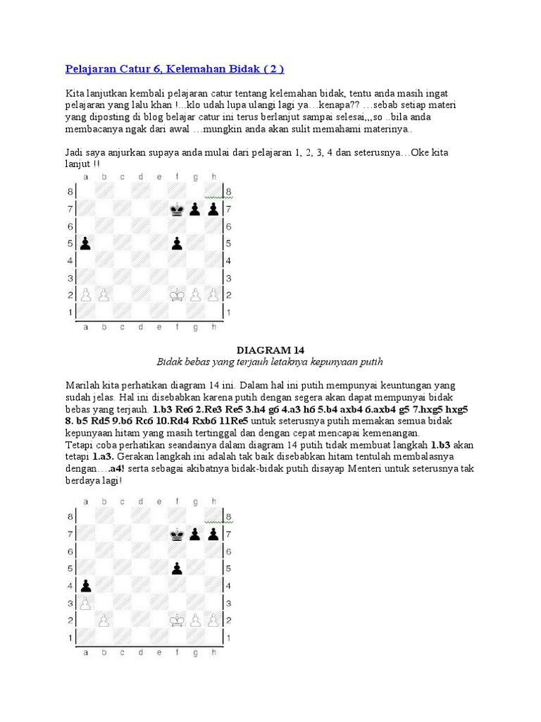 Pelajaran Catur 6 | PDF