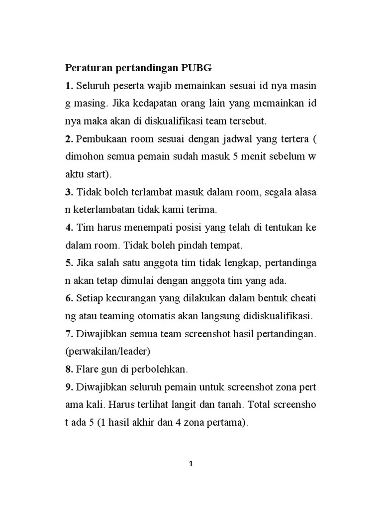 Booklet Lomba Esport Dan Fotografi (1) - 1 | PDF