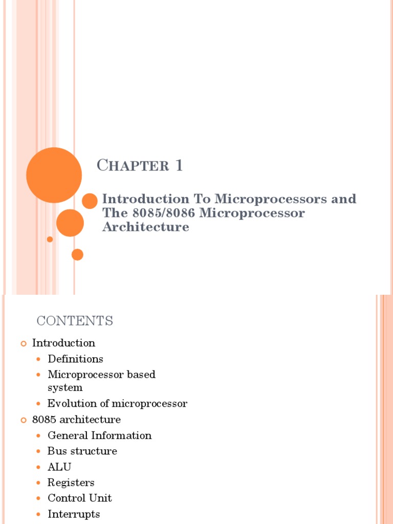 Chapter 1 Part1 PDF | PDF | Microprocessor | Central Processing Unit