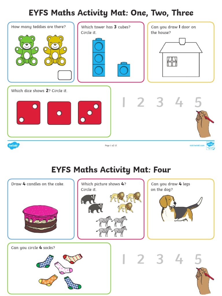 Maths Activity Mats | PDF | Teaching Mathematics | Nature