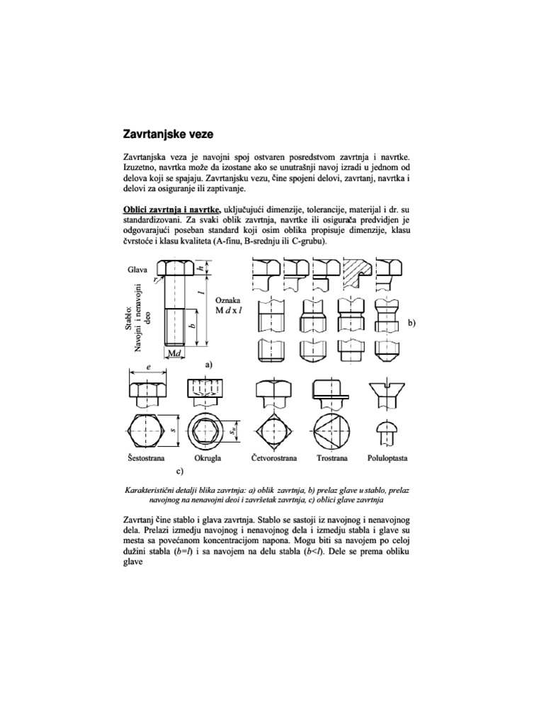 PDF 2 Zavrtanjske Veze DL - PDF | PDF