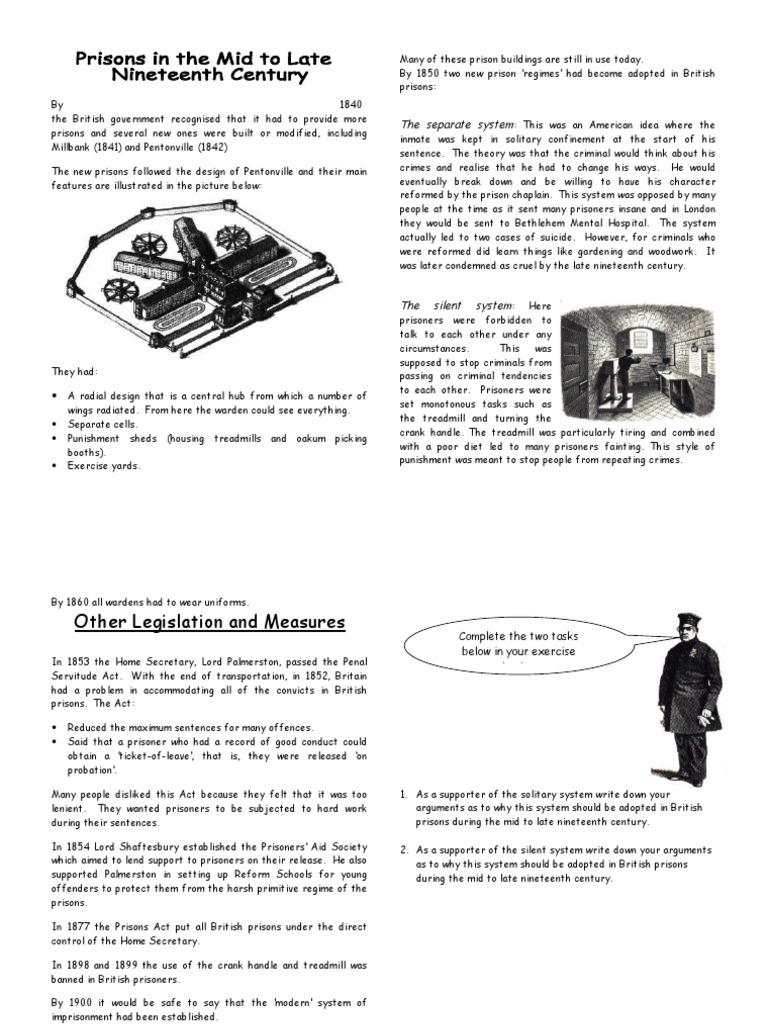 Prison Worksheet | PDF | Prison | Punishments