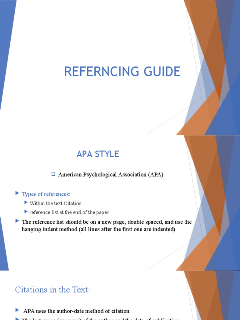 Referncing Guide | PDF | Digital Object Identifier | Citation