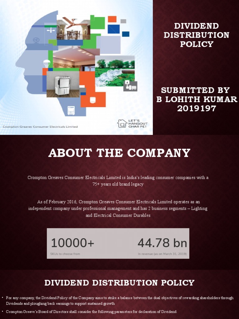 Dividend Distribution Policy | PDF | Share Repurchase | Dividend