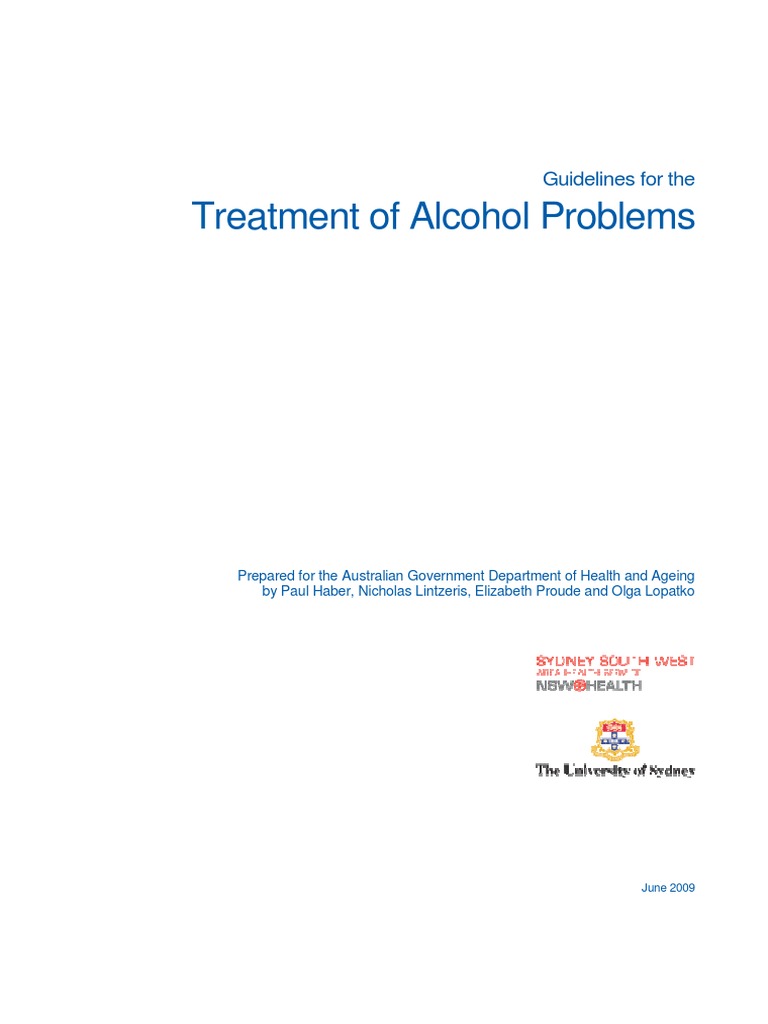 Guidelines - For - The - Treatment - of - Alcohol | PDF | Alcoholism ...