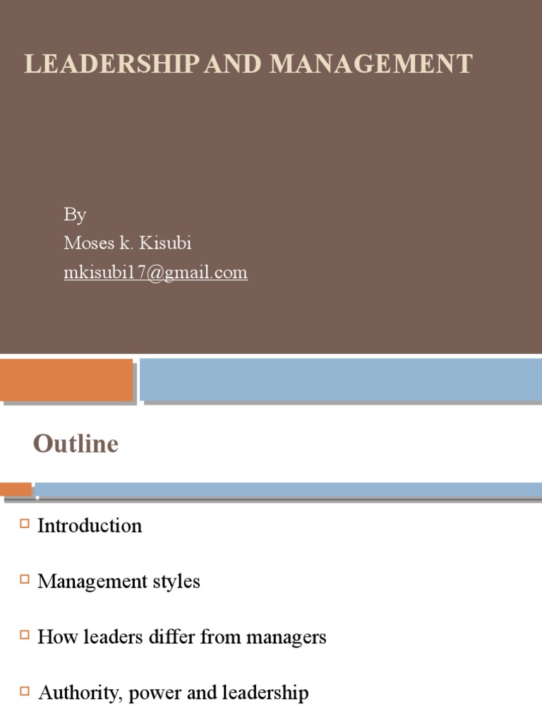 Leadership vs Management; Key Differences | PDF | Leadership | Power ...