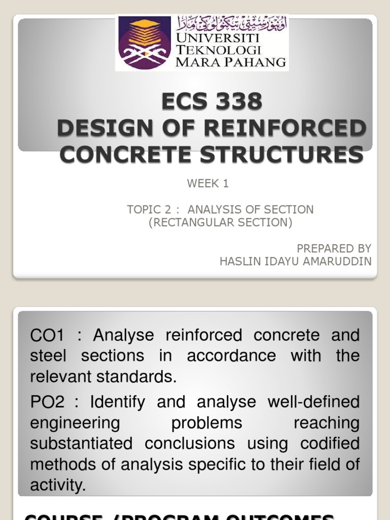 Analysis of Section Rectangular Beam | PDF | Beam (Structure ...