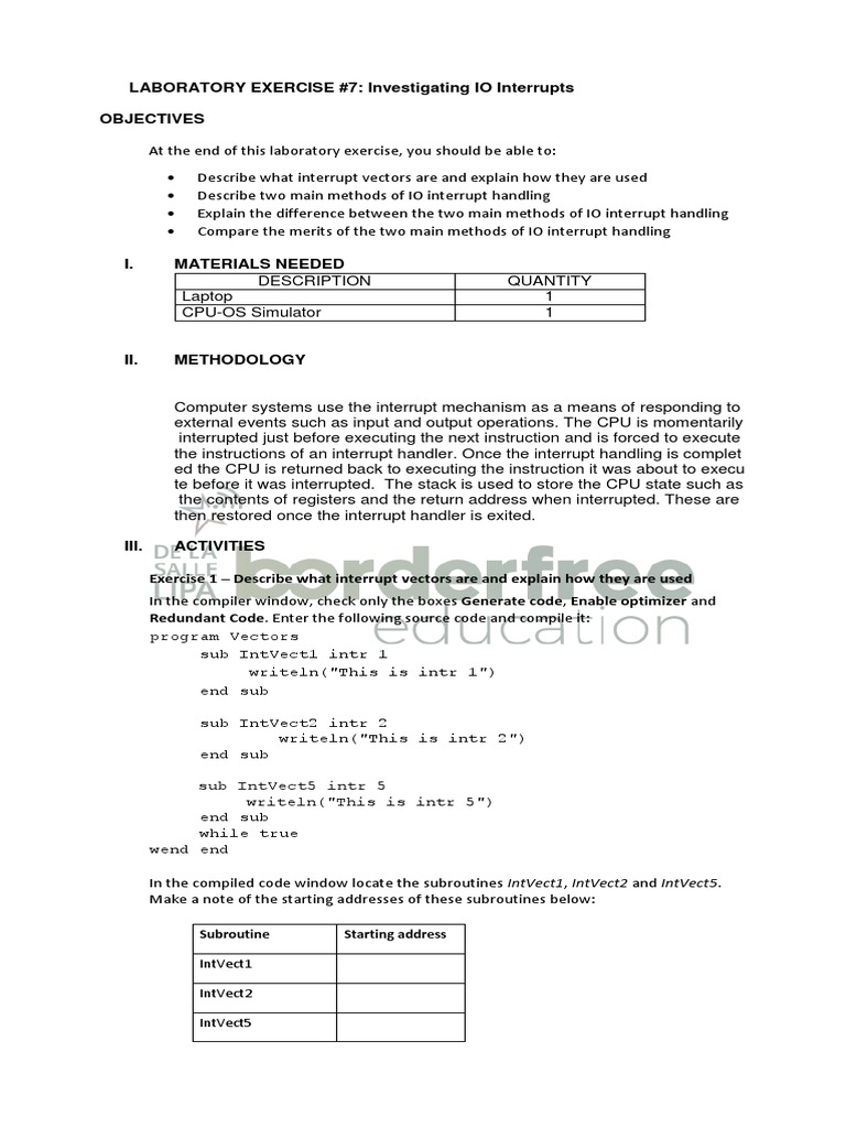 Laboratory Exercise 7 | PDF | Computer Program | Programming