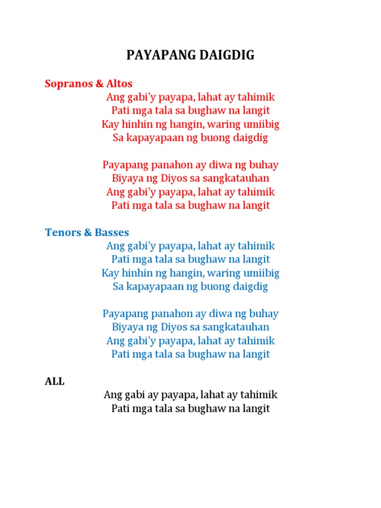 Payapang Daigdig | PDF