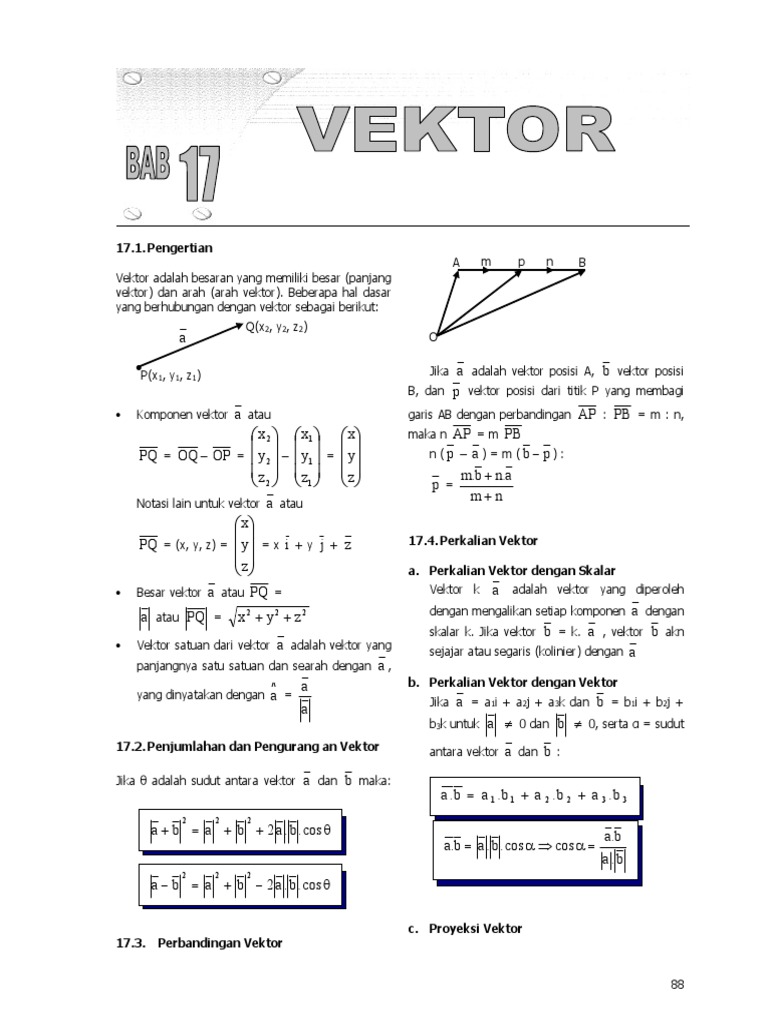 Vektor | PDF | Metode & Bahan Ajar