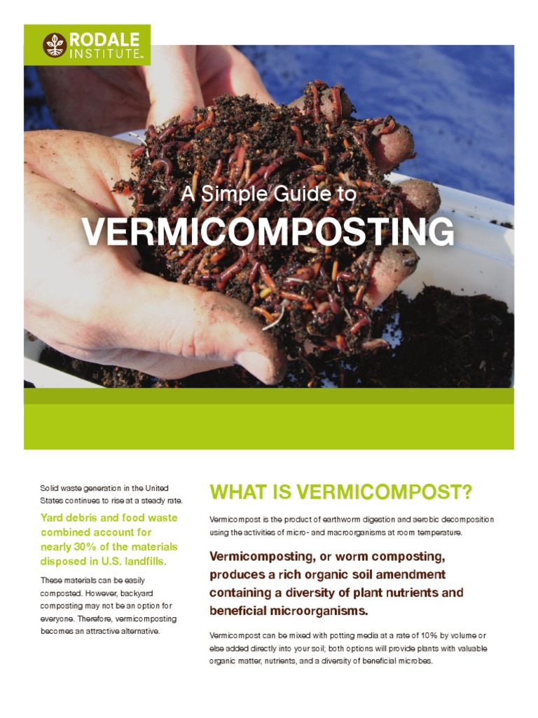 Vermicomposting: A Simple Guide To | PDF | Compost | Natural Environment