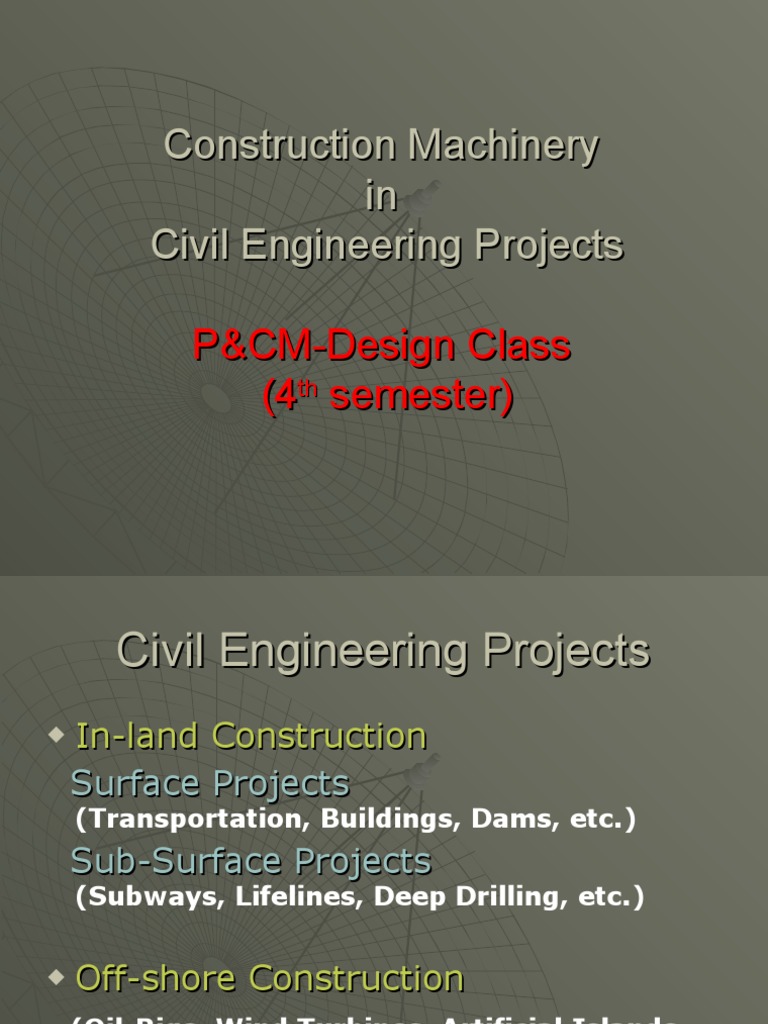 Construction Machinery in Civil Engineering | PDF | Loader (Equipment ...