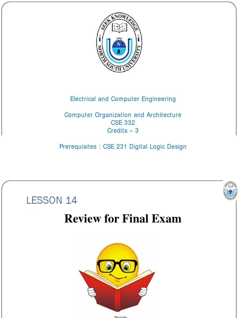 CSE 332 L 14 Short & 15 - 24th & 26th Sep 2020 | PDF | Cpu Cache ...