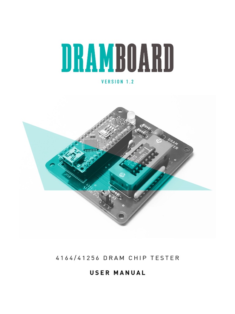 DRAM Chip Tester User Manual | PDF | Dynamic Random Access Memory ...