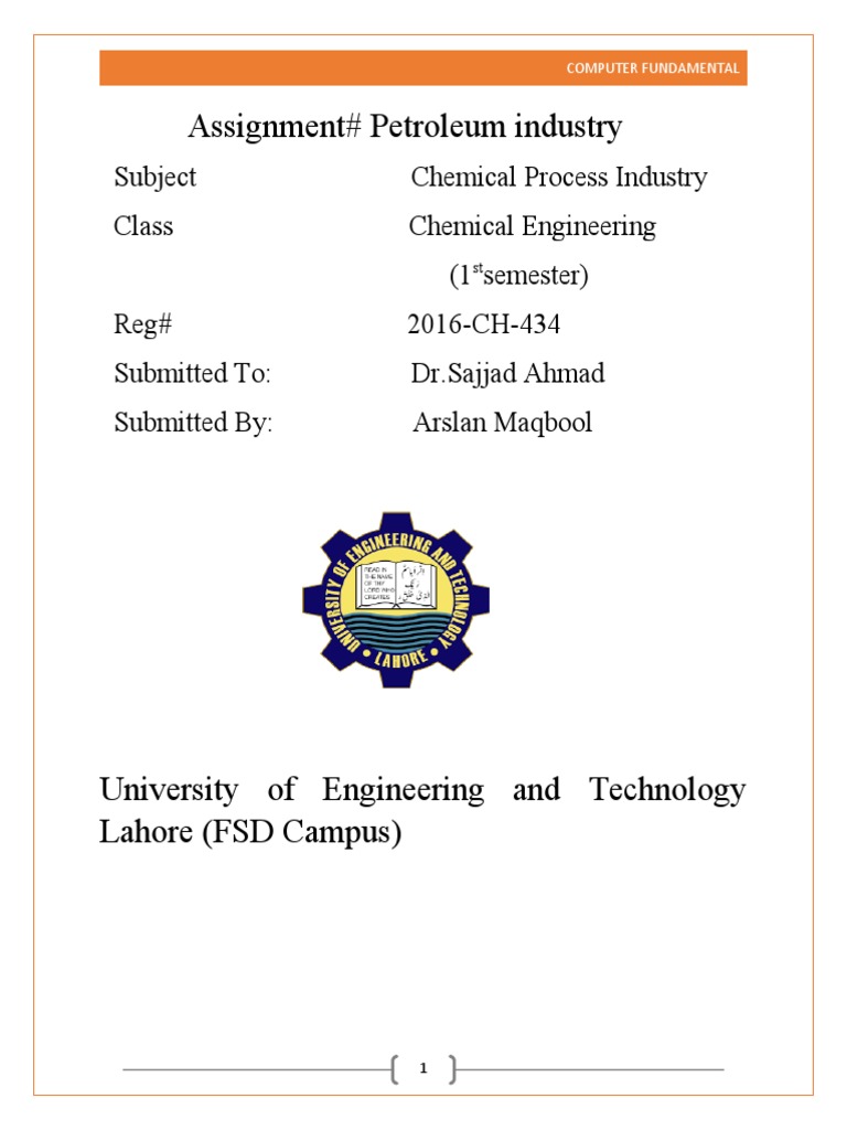 Assignment# Petroleum Industry: Computer Fundamental | PDF | Modular ...