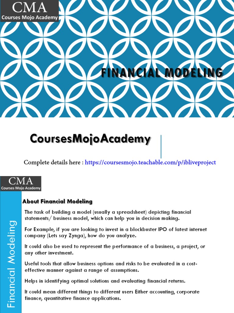 Financial Modeling | PDF | Beta (Finance) | Discounted Cash Flow