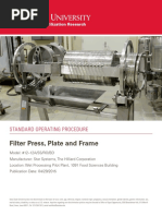 Operation Manuals of Filter Press | PDF | Pump | Filtration