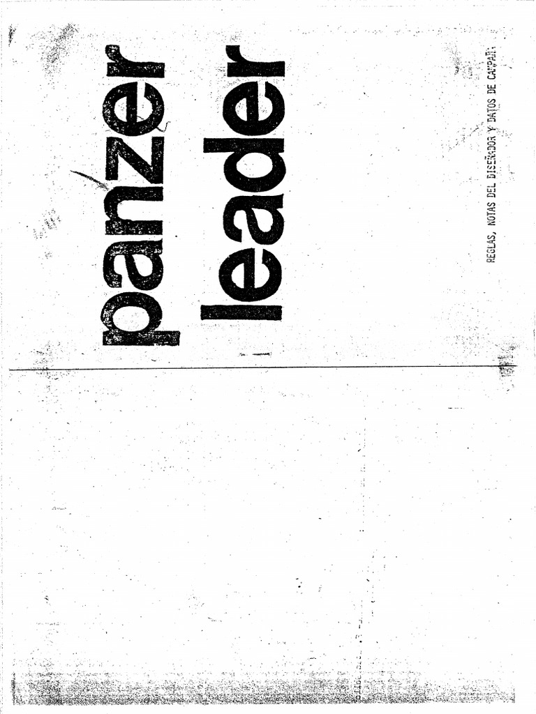 Panzer Leader SP PDF | PDF