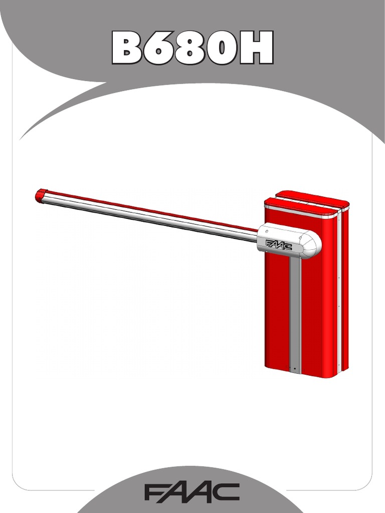 Faac b680h Ui Bar | PDF | Electric Motor | Electrical Connector