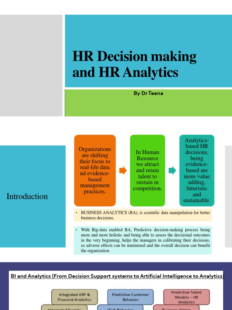 HR Analytics for Decision Making | PDF | Analytics | Decision Making