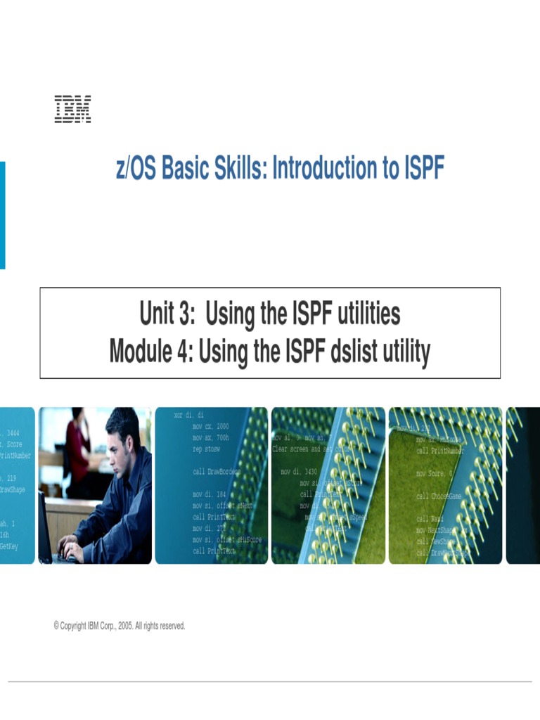 Ispf Unit PDF | PDF | Computing | Software