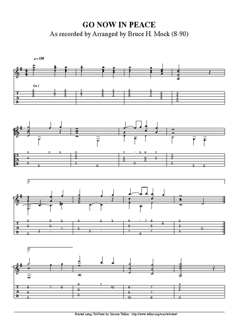 Gospel - Go Now in Peace | PDF