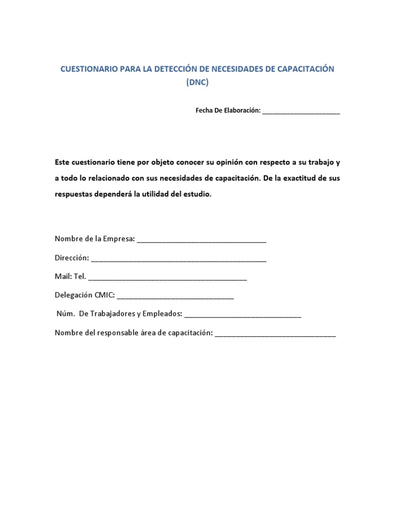 Formato DNC | PDF