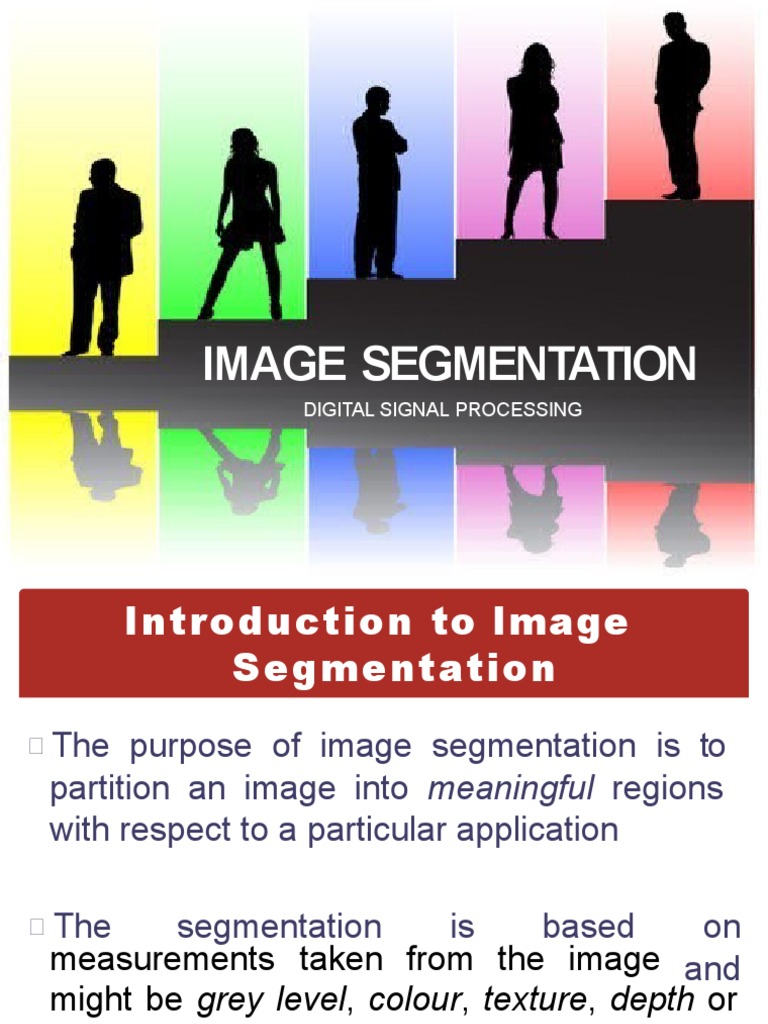 Image Segmentation: Digital Signal Processing | PDF | Image Segmentation | Cluster Analysis