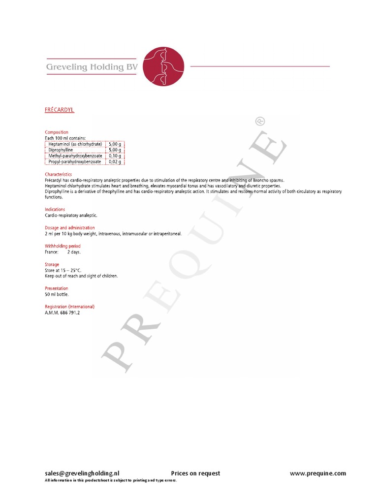 Sales@grevelingholding - NL Prices On Request: All Information in This ...