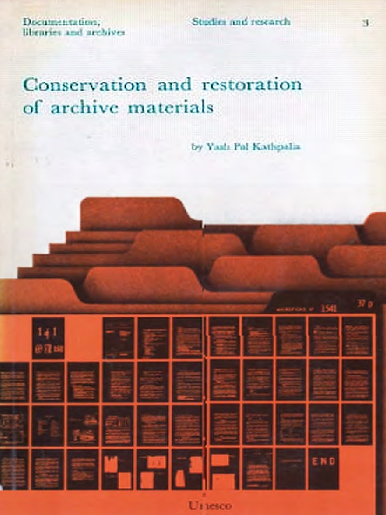 Archive Materials Conservation Guide | PDF | Paper | Materials