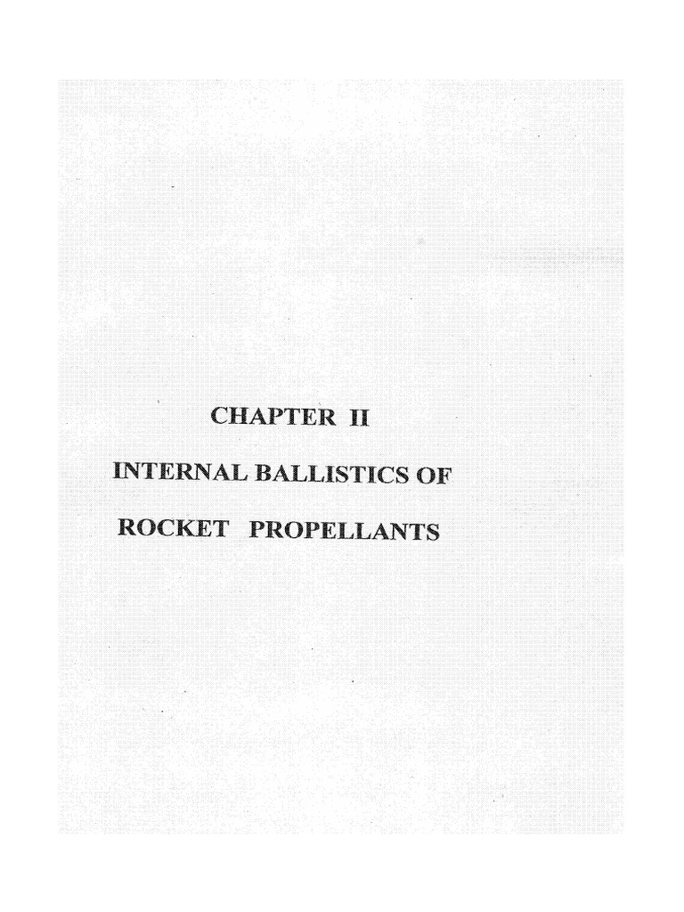 Internal Ballistics of Rocket Propellants | PDF | Rocket Engine ...