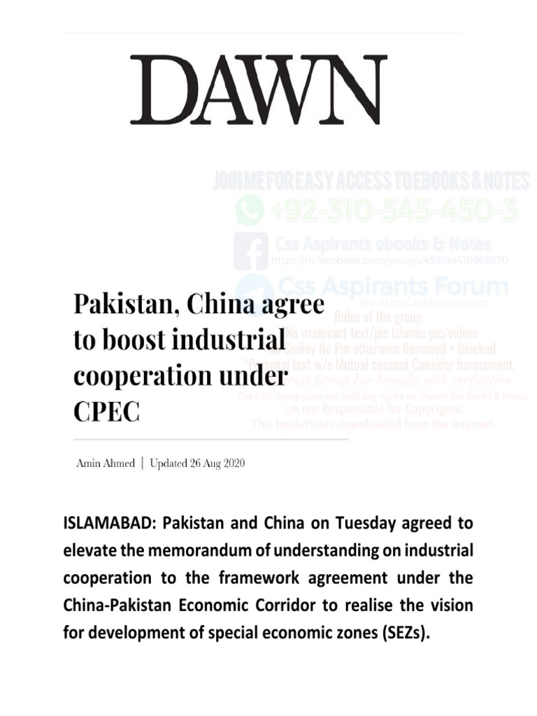 Dawn Editorial | PDF | Pakistan | Debt