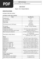 Ford Ranger WL-WLT Engine Intro | PDF | Fuel Injection | Engines