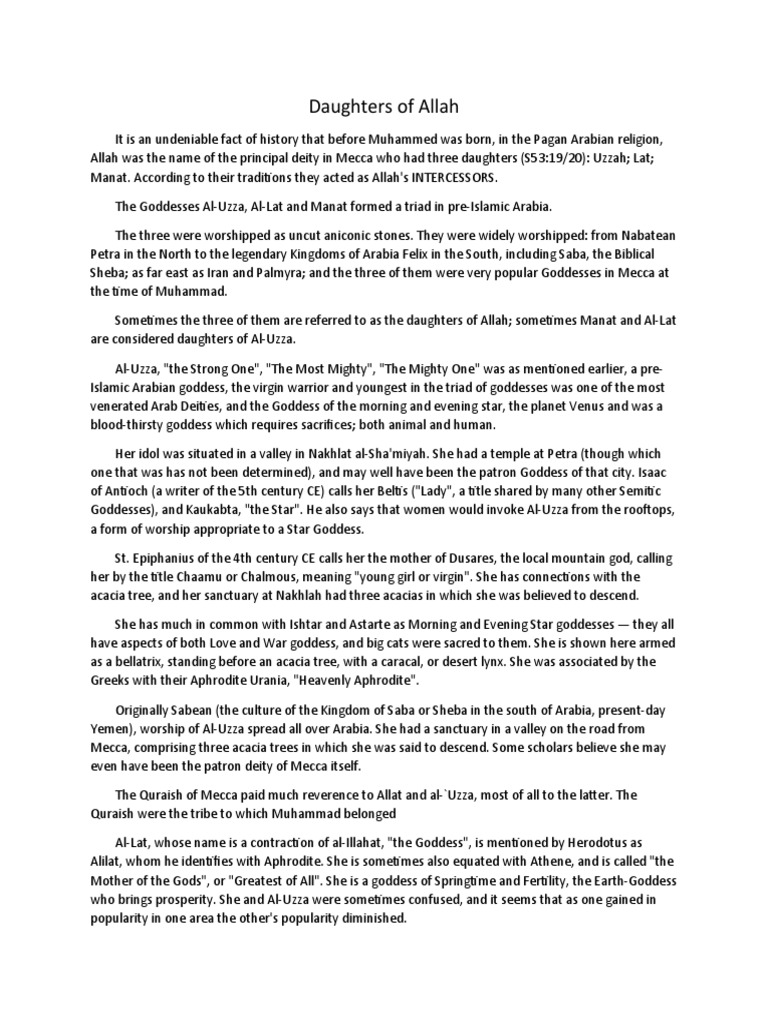 Daughters of Allah | PDF | Muhammad | Abrahamic Religions