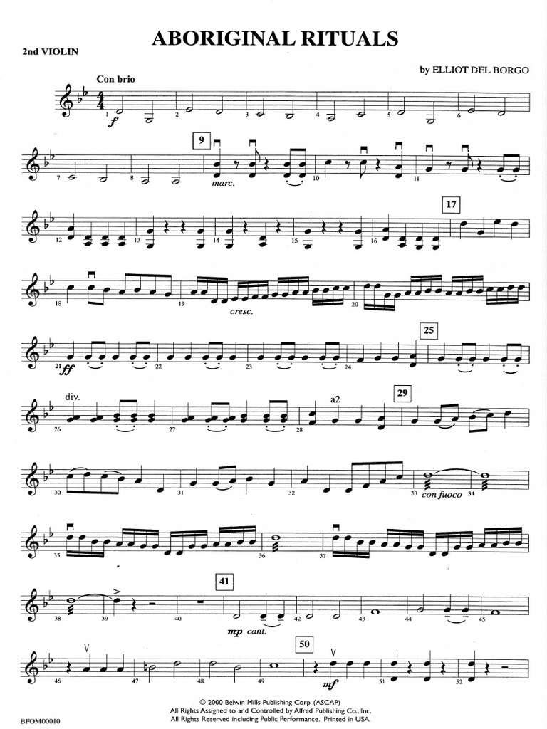Aboriginal Violin II | PDF