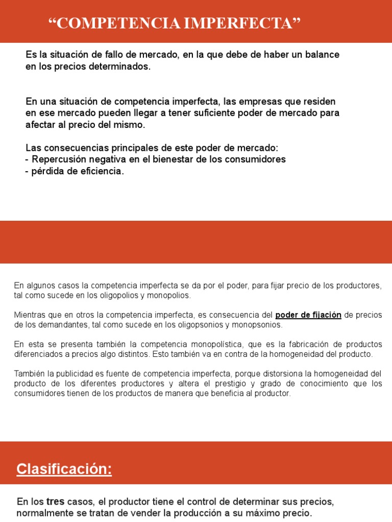 Competencia Imperfecta PDF | PDF | Competencia imperfecta | Monopolio