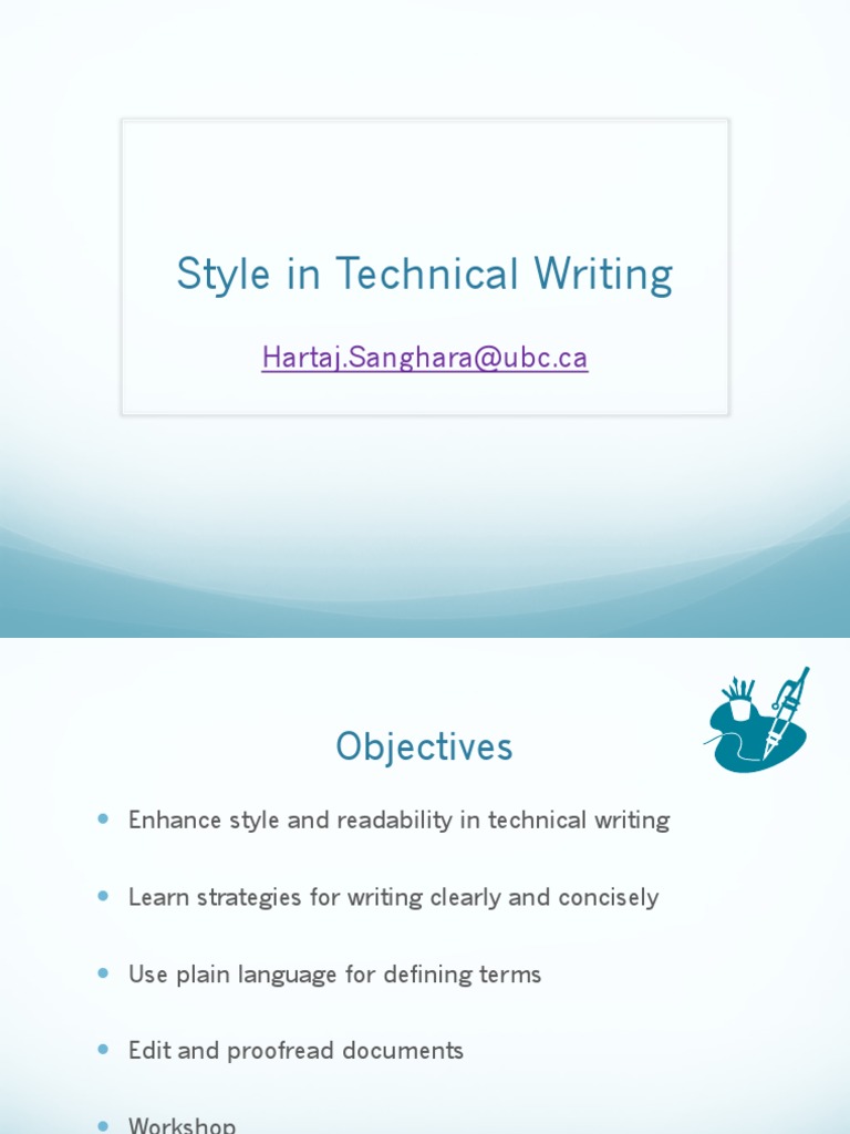 Enhancing Style in Technical Writing | PDF | Plain Language | Sentence ...