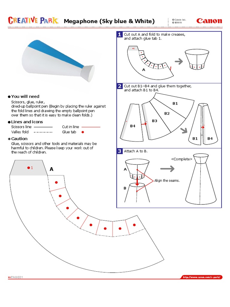 Megaphone White Blue | PDF