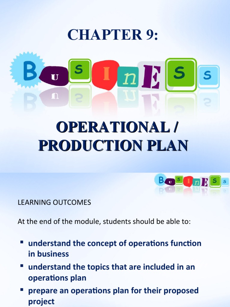 A Comprehensive Guide to Developing an Effective Operations Plan | PDF ...