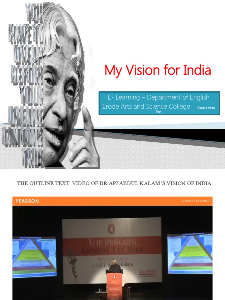 My Vision For India | PDF | Israel | World Politics