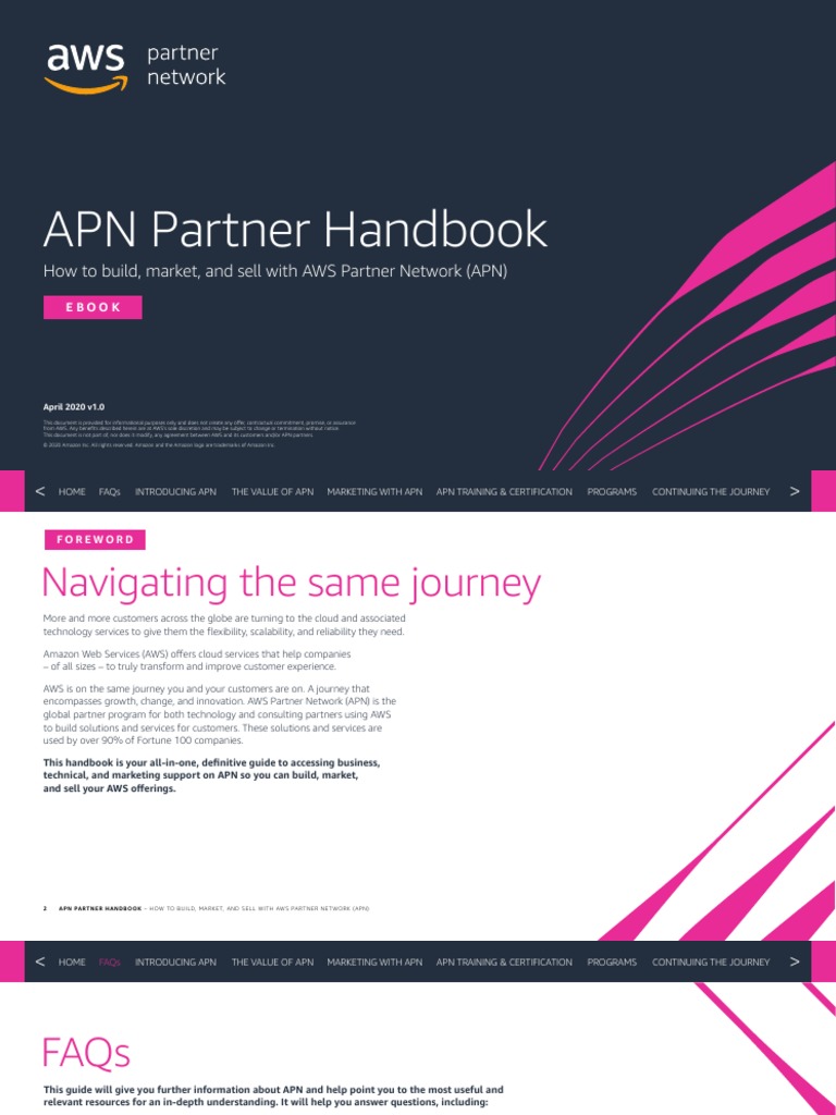 Apn Partner Handbook PDF | PDF | Amazon Web Services | Cloud Computing