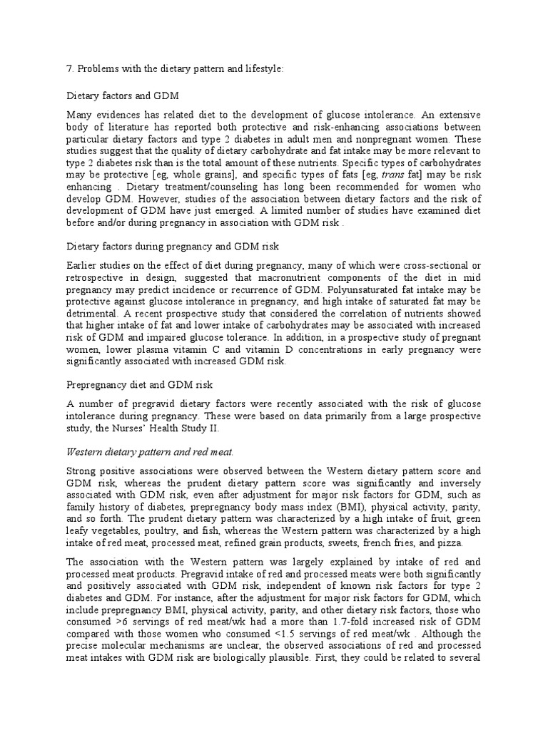 GDM Case Study | PDF | Gestational Diabetes | Obesity