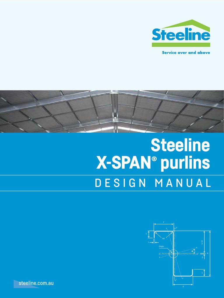 Steeline X-Span Purlins: Design Manual | PDF | Strength Of Materials ...