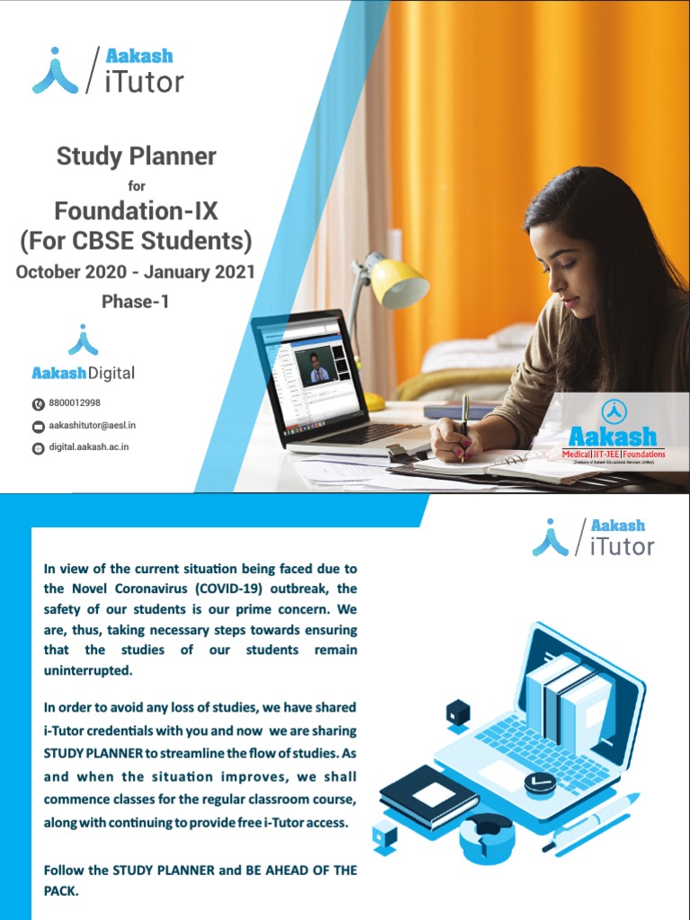 Study Planner CBSE CLASS IX - Phase-1 (Oct'20 To Jan'21) | PDF | Area ...