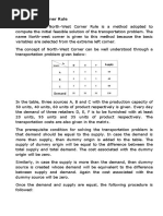 Least Cost Method for Transportation Problems | PDF | Analysis ...