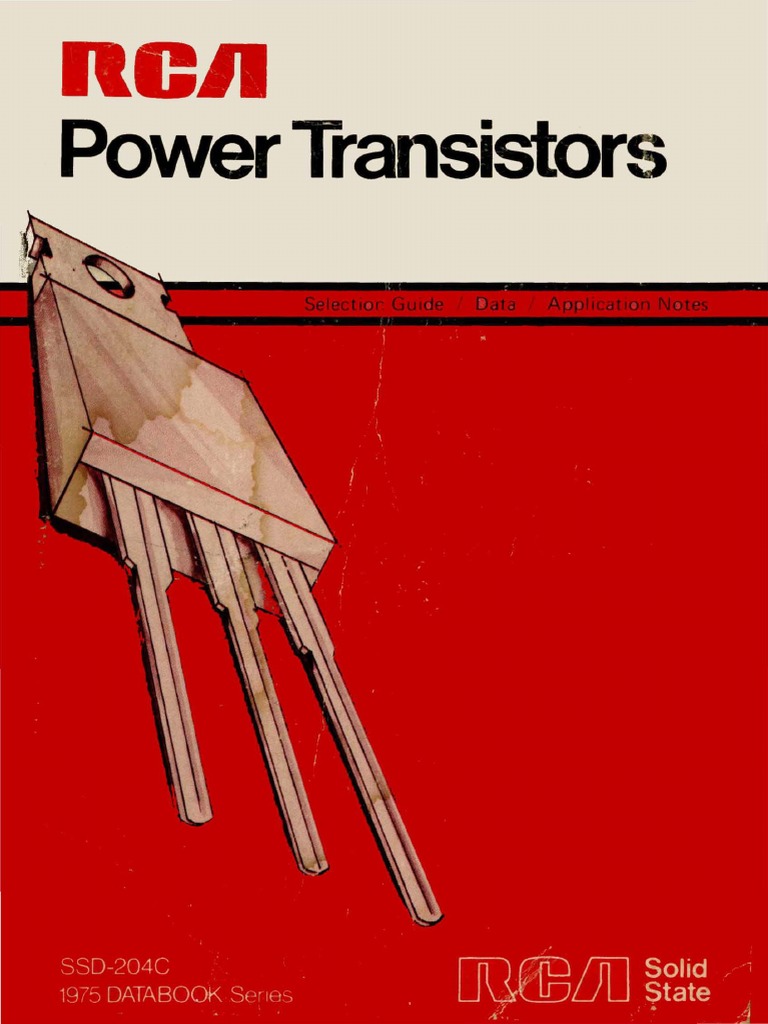 1975 RCA Power Transistors | PDF | Transistor | Mosfet